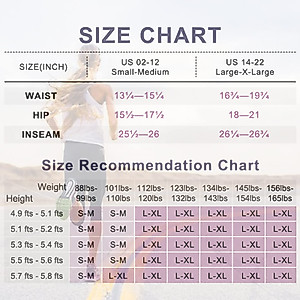 Hi Clasmix 5 Pack Super Soft Leggings with Pockets for Women-High Waisted Tummy Control Workout Yoga Running Gym Fitness Active Pants（5 Pack Black Leggings with Pockets,L-XL）