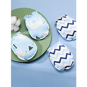 15 Pairs Baby Mittens Newborn Baby Unisex Gloves No Scratch Mittens for 0-6 Months Baby Boys Girls