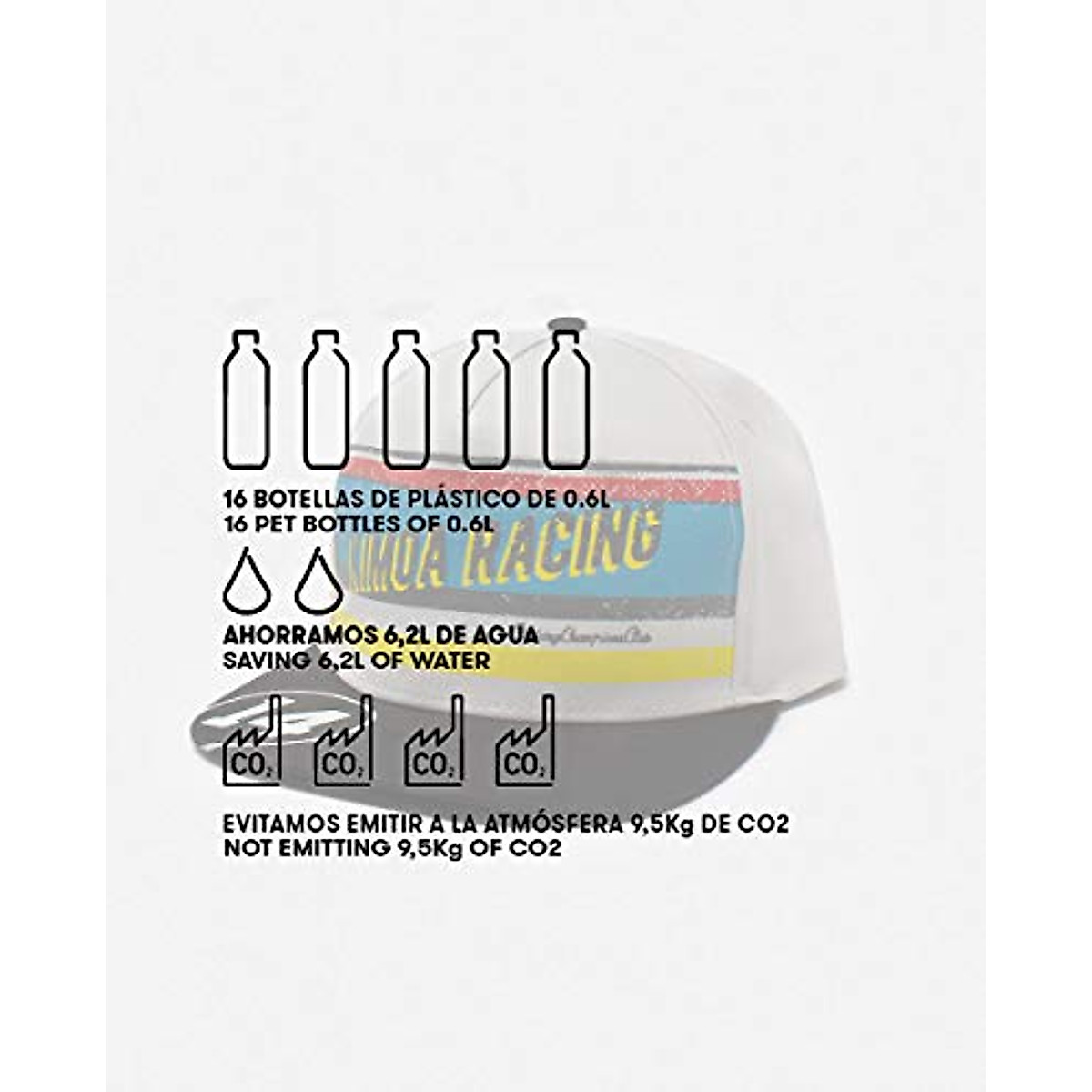 Kimoa - Flat Baseball Cap, Beige, Unisex Adult