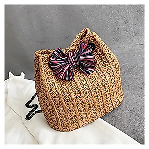 JKUYWX Women's Shoulder Bag Bow Crossbody Bag Women's Tote Bag