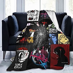 ainehania Fleece Blanket Throw Lightweight Super Soft Microfiber Plush Throw Blanket Cozy Nap Luxury Couch Bed Warm Blanket, Black, 50''x40''