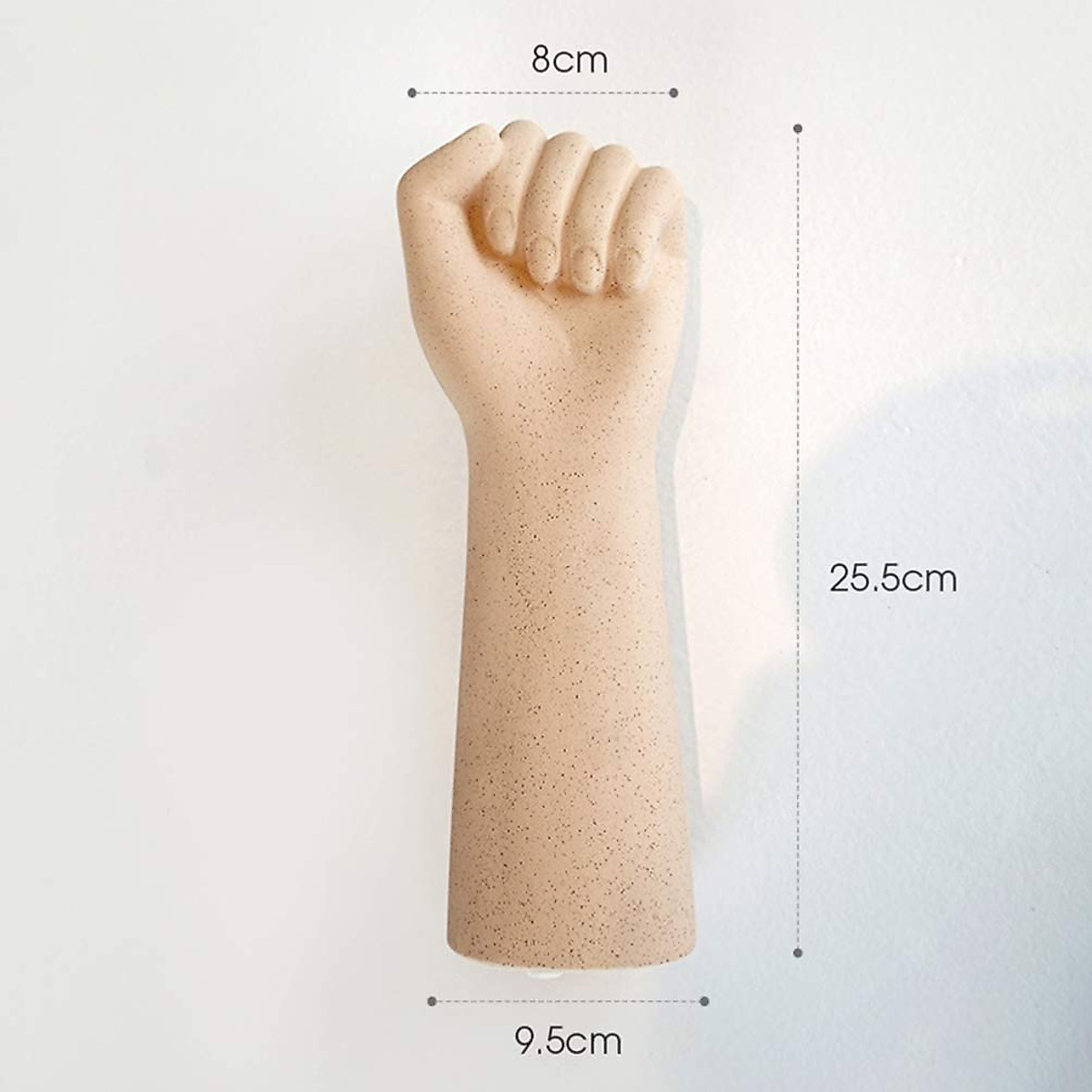 VICASKY Ceramic Flower Planters Hand Shape Vase Garden Pots Containers Desktop Sculpture Decor for Home Office Beige