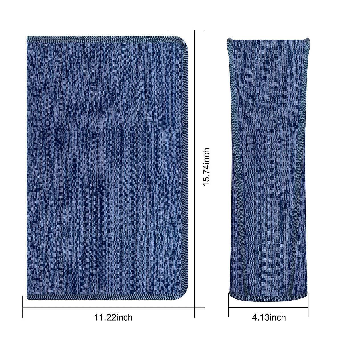 MASiKEN Universal Cover for PS5 Console, Dust Cover Place Upright, Soft Neat Lining Dust Protector for Playstation 5 Digital and Disc Version, Precision Cut Easy Access Cable Port (Blue)