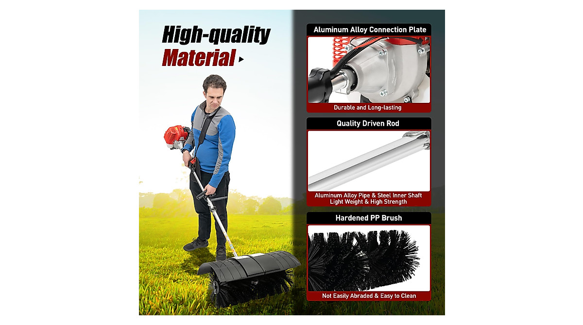 Powerful 52CC Handheld Sweeper for Efficient Cleaning