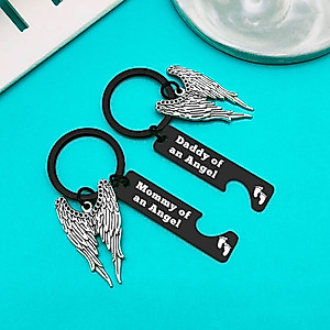 Xiahuyu Loss Memorial Keychain Miscarriage Gifts for Parents Pregnancy Loss Gifts Remembrance Gifts Loss of Baby Memorial Gifts Sympathy Gifts for Infant Loss Child Loss