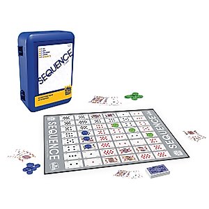 Sequence Snap Box - The Exciting Game of Strategy in A Compact Travel Case by Goliath, Multi Color