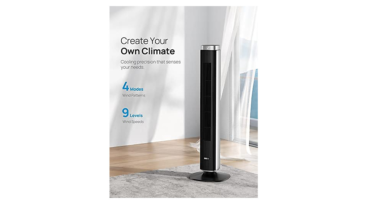 Dreo 42'' Pilot Pro Tower Fan - Quiet & Remote Control