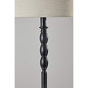 Adesso 1571-01, Floor Lamp, Black