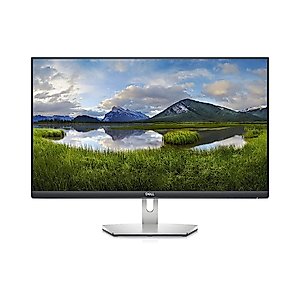2022 Dell S2721D 27" QHD IPS LED-backlit LCD Monitor, 2560x1440 Resolution, AMD FreeSync, 75Hz Refresh Rate, 16:9 Aspect Ratio, 178 Degrees Viewing Angles, 16.7 Million Colors, HDMI& DisplayPort, Gray