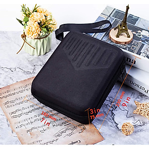 Miwayer Thicken 17-Keys/21-Keys Kalimba Case,Thumb Piano Bag Shockproof Waterproof,Kalimba Storage Bag Musicial Instrument (17-Keys Regular)