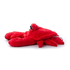 The Petting Zoo Crab Stuffed Animal, Gifts for Kids, Bright Eye Ocean Animals, Red Crab Plush Toy 9 inches