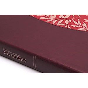 Biblia Reina Valera 1960 de Estudio para mujeres vino tinto-fucsia, símil piel | RVR 1960 Women Study Bible, Burgundy-Fuschia LeatherTouch (Spanish Edition)