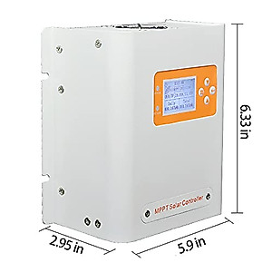 Sunnysky MPPT Solar Charge Controller 30 amp 12V 24V Auto&Smart Solar Panel Regulator Max 100V PVinput 840Watt Power with Intelligent LCD Display for Lead-Acid Gel Lithium Battery