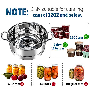 Vigamimn Canning Pot-Canning supplies starter kit, Stainless Steel Canning Tool Kit, Water bath canner with rack for canning