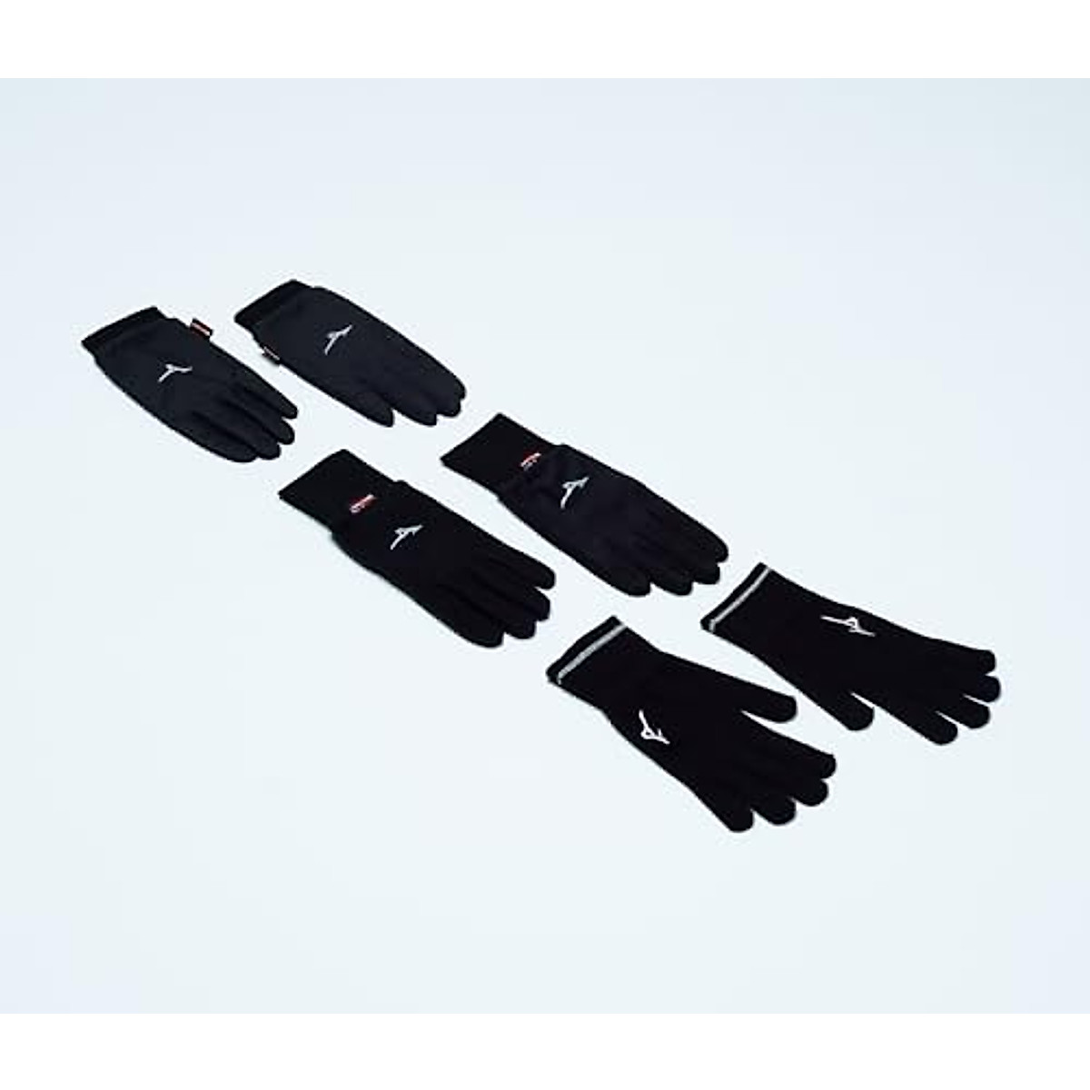 Mizuno Standard Breath Thermo Knit Gloves, Black, Large-X-Large