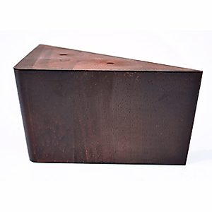 BingLTD - 3” Mahogany Triangle Hardwood Sofa Legs - Set of 4 (T200-157)