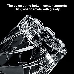 MIMITOOU Whiskey Glasses, Whiskey Stones Gift Sets for Men Sets Includes Whiskey Rocks Glasses with Reusable Stainless Steel Ice Cubes for Men/Women, Christmas Stocking Stuffers