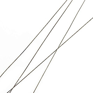 SUBRILLI 0.45mm Superfine Diamond Wire Cutting Saw Blade for Jade Metal Marble Granite (3 Meters/Lot)