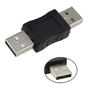 ZZHXSM 2PCS USB Adapter USB Male to USB Male Gender Changer Adapter Coupler Converter