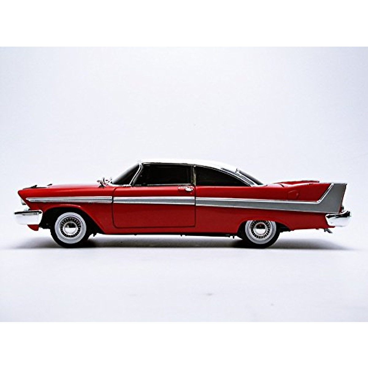 1/18 '58 Plymouth Fury Stephen King Christine Die Cast Movie Car, Multicolored (AWSS102)