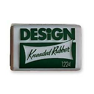 Prismacolor Eraser, Kneaded Rubber Eraser Large, Grey, 12 Pack