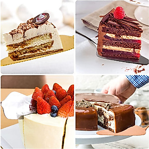 Spatula Pizza Server, 4 Pcs Pie Server, Tainless Steel Pie Spatula, Multi-Function Pizza Spatula, Cake Server Spatula for Celebration Party Wedding Home or More (Four Colors)