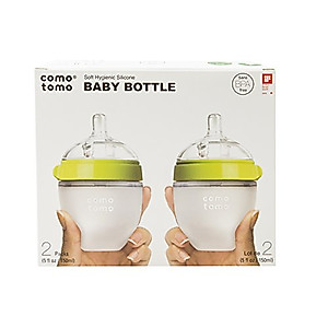 Comotomo Four Pack Bottle 150ml/5oz., Green