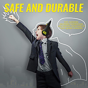 Little Helpers Kids Headphones with VoliBat Ears, Wired Over-Ear Headphones with Music Sharing Function,85dB Volume Limited Hearing Protection,Safe Food Grade Material,3.5mm Jack Headset for Children