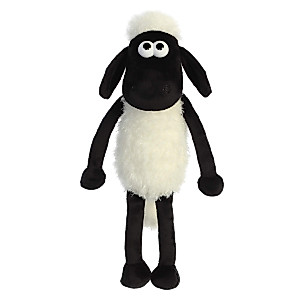 Aurora® Playful Shaun The Sheep® Stuffed Animal - Endless Fun - Farmyard Exploration - White 11 Inches