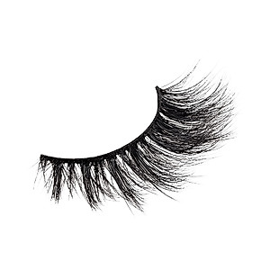 KISS Lash Couture Masterpiece Fake Eyelashes Style 02, ‘Haute Couture’, One-of-a-Kind Luxe Lash, Hand Woven Faux Mink Synthetic False Eyelashes, 1 Pair