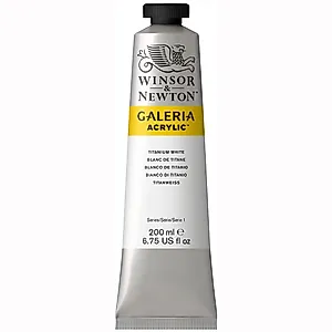 Winsor & Newton Galeria Acrylic Paint, 6.75 Fl Oz (Pack of 1), Titanium White
