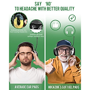 Replacement Gel Ear Pads Fit for Peltor Tactical 100 500/Rangeguard/Awesafe/Howard Leight Ear Protection