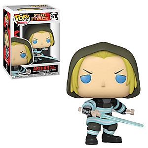 POP Fire Force Arthur with Sword Funko Pop Vinyl Figure (Bundled with Compatible Pop Box Protector Case) Multicolored 3.75 inches