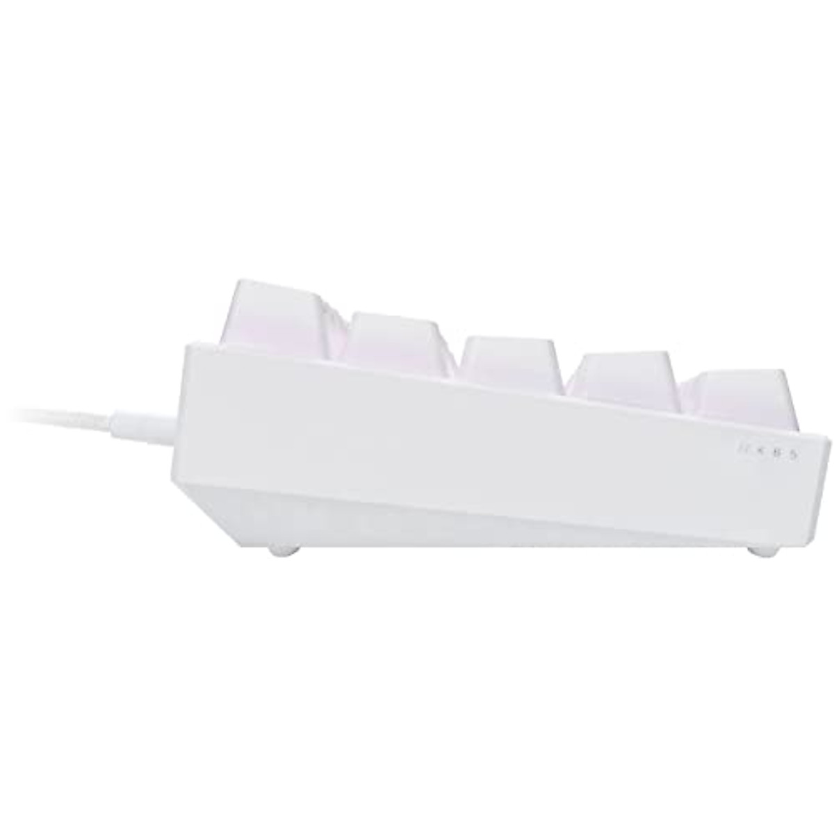 Corsair - K65 RGB Mini Wired 60% Mechanical, CH-9194114-NA, Cherry MX Speed Linear Switch Gaming Keyboard with PBT Double-Shot Keycaps - White (Renewed)