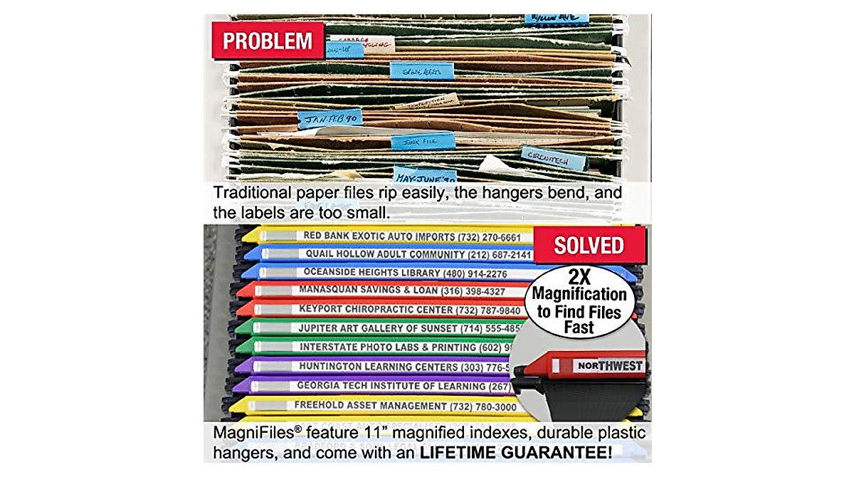 Ultimate Office MagniFile Folders for Quick Filing