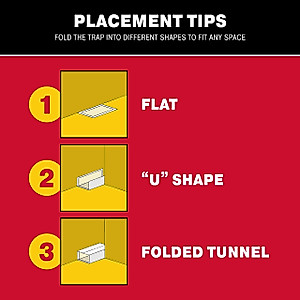Catchmaster Mouse & Insect Glue Boards 12-Pk, Mouse Traps Indoor for Home, Bulk Glue Traps for Mice and Rats, Adhesive Boards for Inside House, Snake, Lizard, & Spider Trap, Pet Safe Pest Control