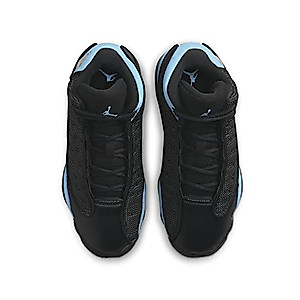 Nike Air Jordan 13 Retro Big Kids' Shoes (Black/White/University Blue, us_Footwear_Size_System, Big_Kid, Numeric, Medium, Numeric_7)