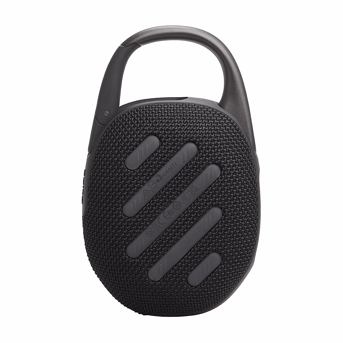 JBL Clip 5 - Ultra-PortaJBL Clip 5 - Ultra-Portable, Waterproof & Dustproof Bluetooth Speaker, Big Pro Sound with Punchy bass, Integrated Carabiner, Up to 12 Hours of Play, (Black) (Renewed)