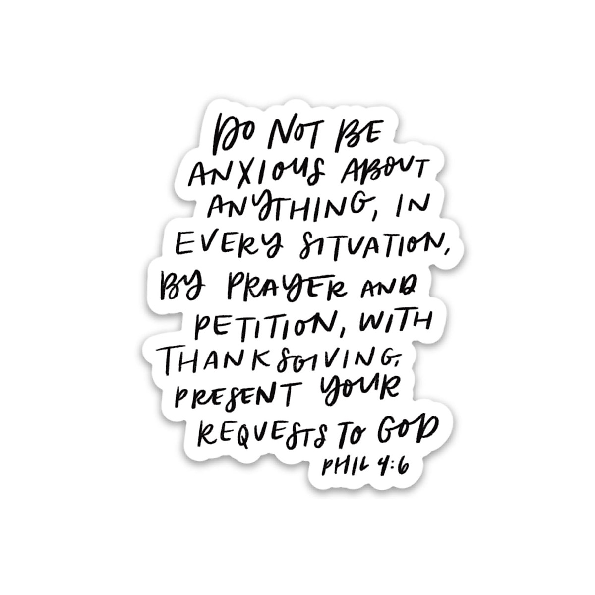 Swaygirls magnets | Philippians 4:6 refrigerator magnet | Christian magnets | Fridge magnets about faith, God, the Bible