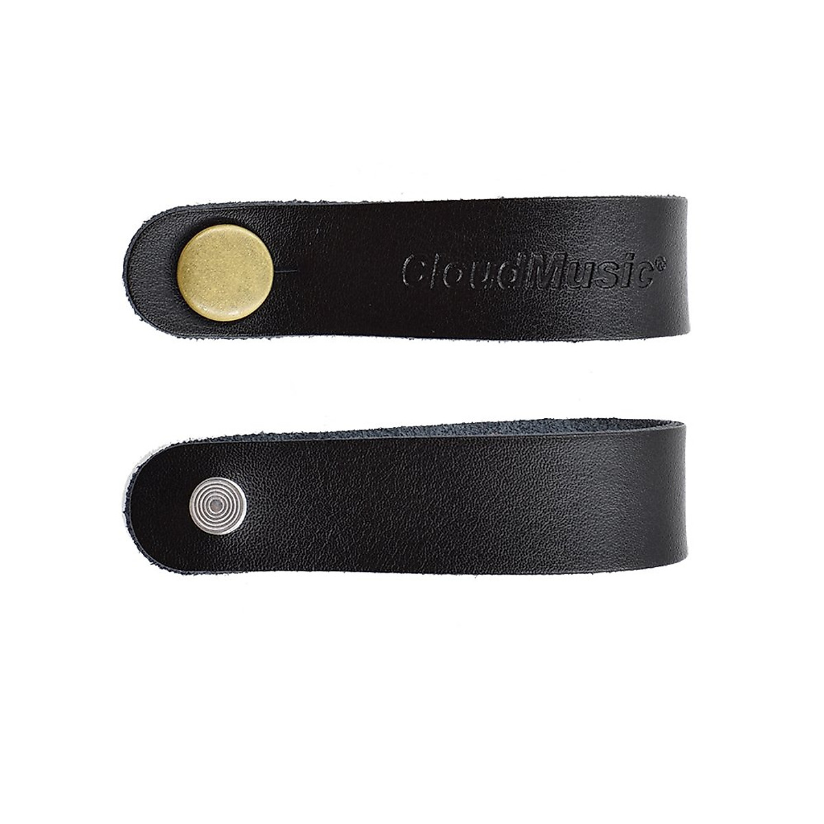 CLOUDMUSIC Ukulele Strap Guitar Strap Button Headstock Adapter 2pcs For Soprano Concert Tenor Baritone Ukulele Acoustic Guitar (black)