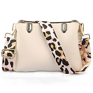 WEDDINGHELPER Pink Adjustable Shoulder Crossbody Handbag Strap (1.97'' Width, Gold Buckle)