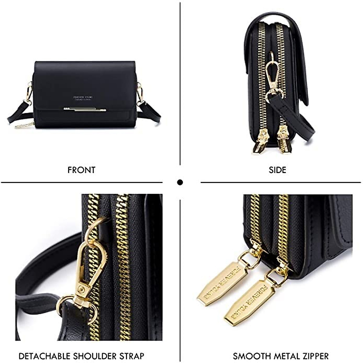 Weilan Small Crossbody Bag for Women,Cell Phone Purse Women's Shoulder Handbags Wallet Purse with Credit Card Slots