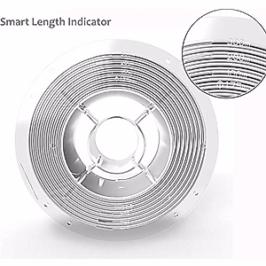 SainSmart PRO-3 Tangle-Free Premium 1.75mm PLA 3D Printer Filament for Ender-3, White PLA, 2.2 LBS (1KG) Spool, Dimensional Accuracy +/- 0.02mm