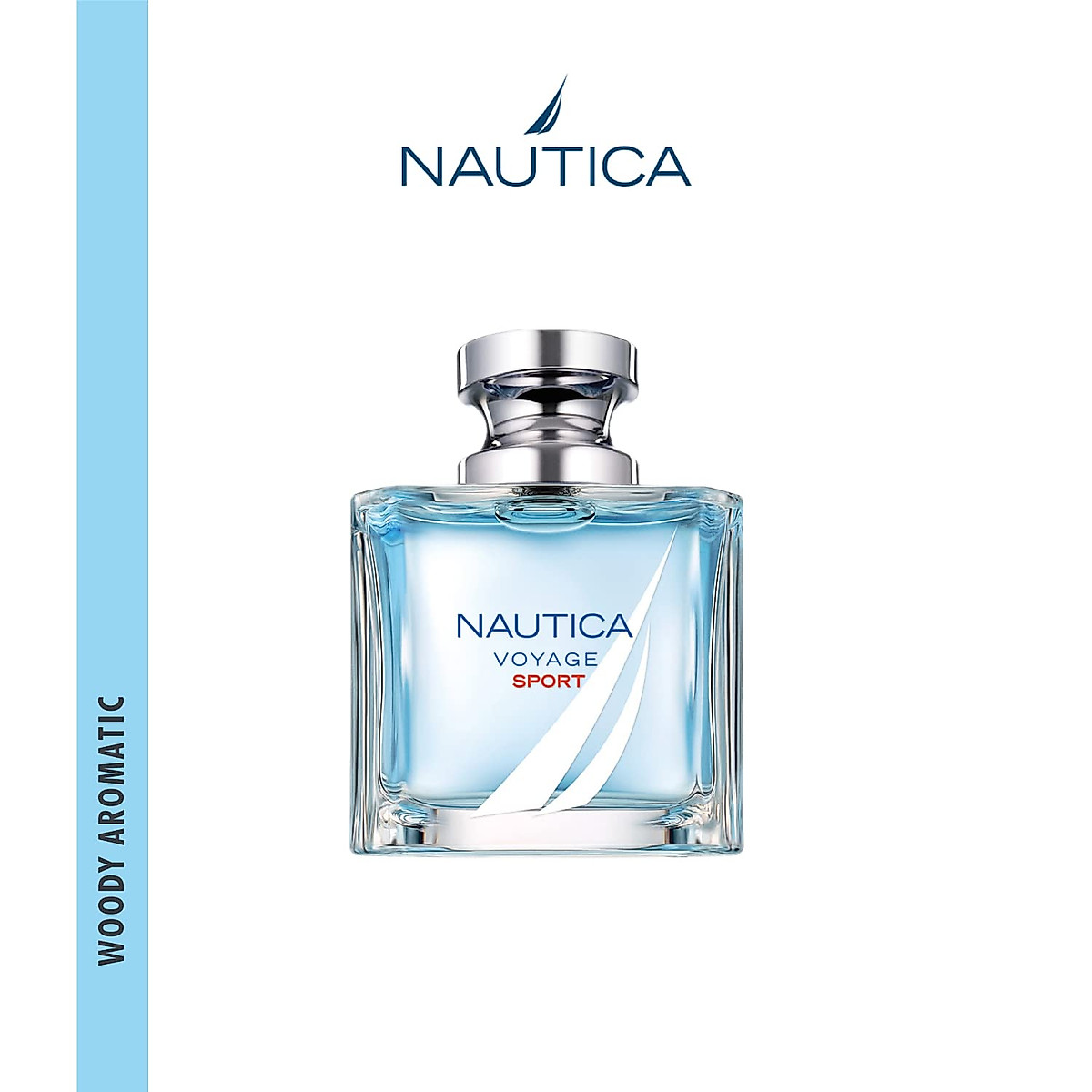 Nautica Voyage Sport Eau de Toilette 1.7 fl oz (Pack of 1), Notes of Spicy Mint, Cardamom, and Musk, Men's Fragrance, Long Lasting, Everyday Fragrance, Travel Size