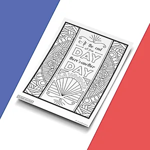 Coloring Broadway - Les Miserables Inspired Coloring Pages (Set of 4) “One Day More” Collection, Broadway Musical Merchandise, Card Stock (8 1/2” x 11”), Ideal Gift for a Broadway Theater Lover