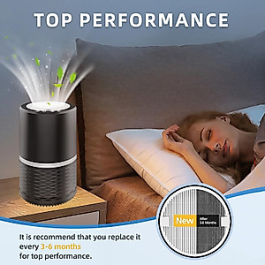 2 pack lv-h132 Replacement Filter Compatible with Levoit H132 Air Purifier,H13 True HEPA Filter,Activated Carbon Filter