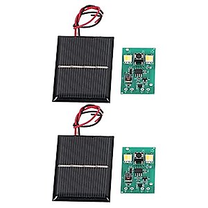 Solar Light Control Panel, Solar Lamp Control Board High Drive Efficiency Constant Current Driving Sturdy 2 Set PCB 1.2V for Patio