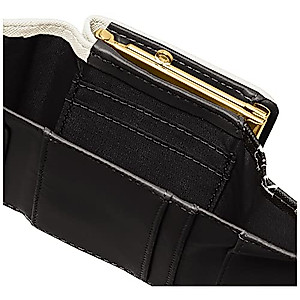 ARDIE(アルディ) Aldi HK71 Women's Tri-Fold Wallet with Gamaguchi Monogram Hello Kitty Black