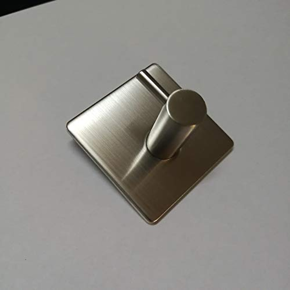 4Packs Towel Hooks SUS 304 Stainless Steel Adhesive Hooks Heavy Duty Wall Hangers, Bathroom Towel Holders Clothes Cabinet Closet Robe Hook Wall Mounted Round Kitchen Door Hanger