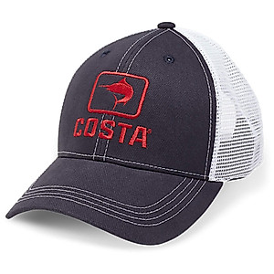 Costa XL Trucker Hat, Marlin, Navy + White